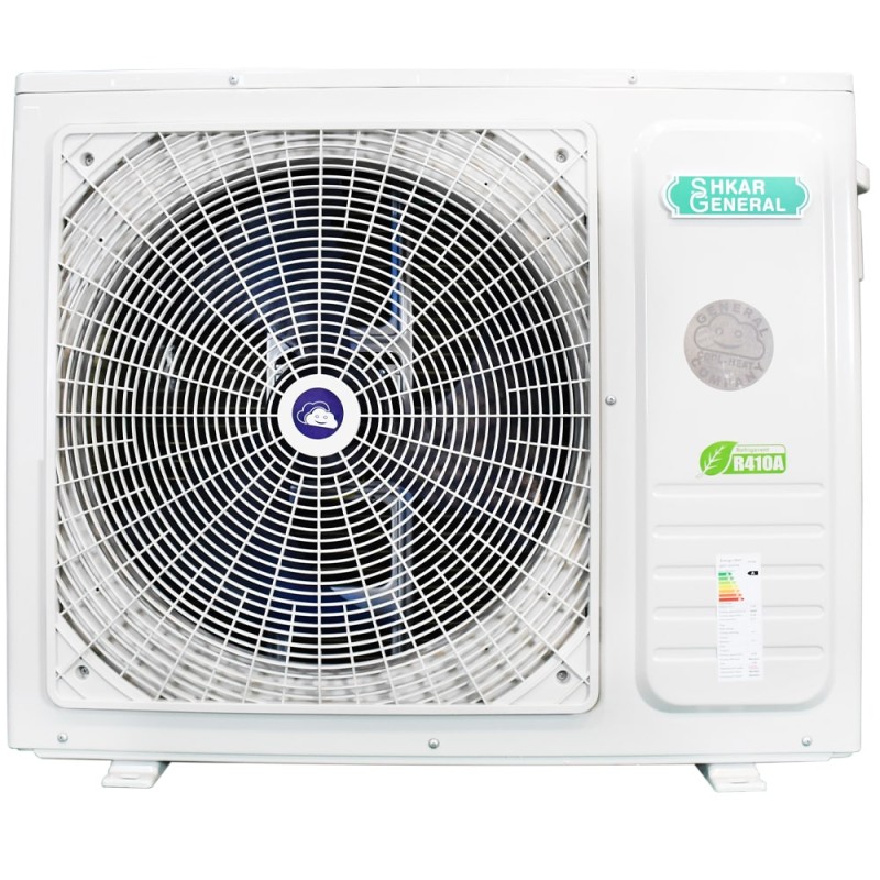 کولر گازی اسپلیت 24000 جنرال شکار طرح لبخند بدون اینورتر 2023 مدل GNRR-24GRAA | فروشگاه نوژین